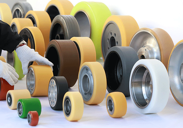Polyurethane Hubbed Drive Rollers-